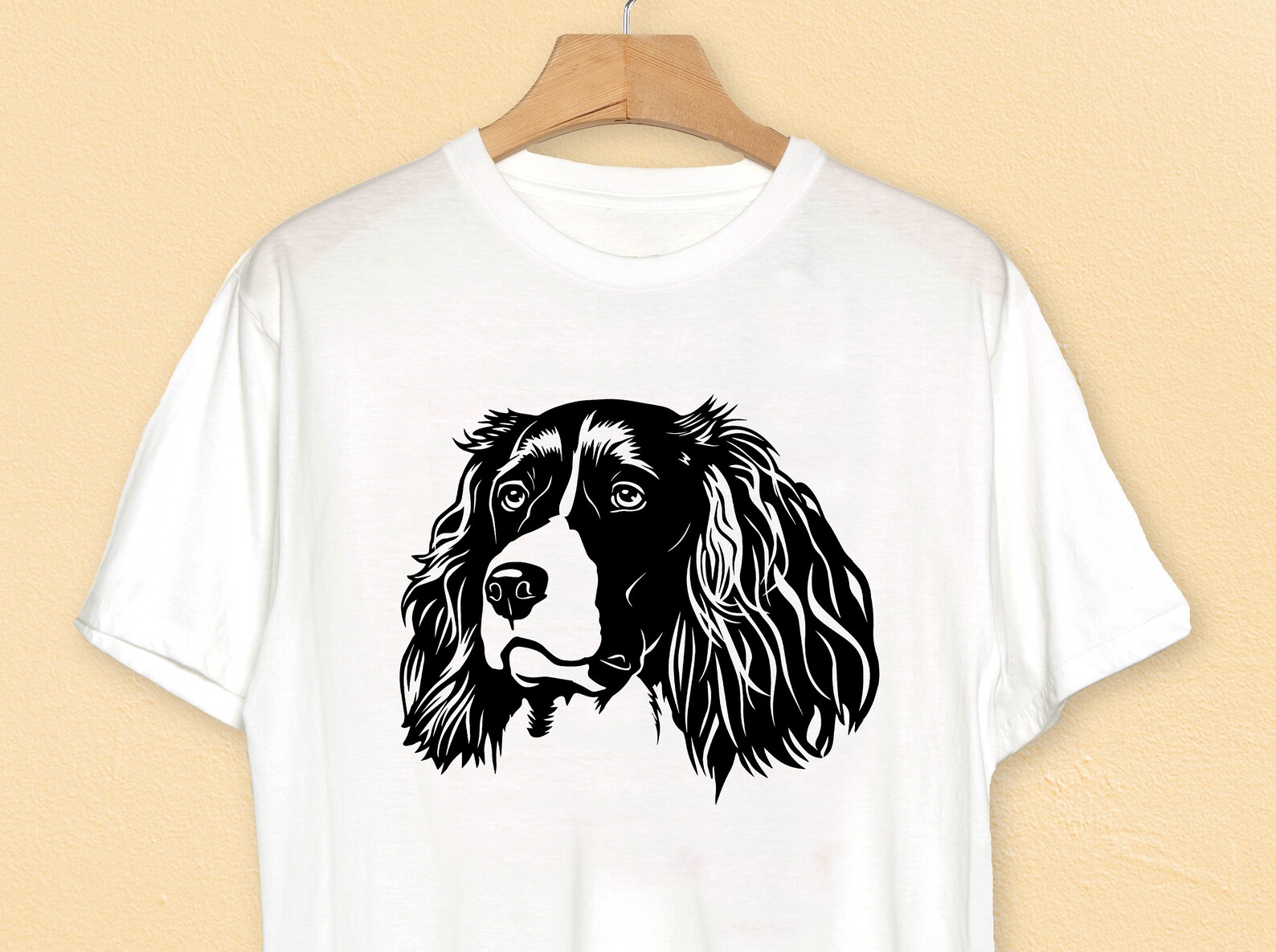 English Springer Spaniel Svg, Dog Svg Files for Cricut, Face Head ...