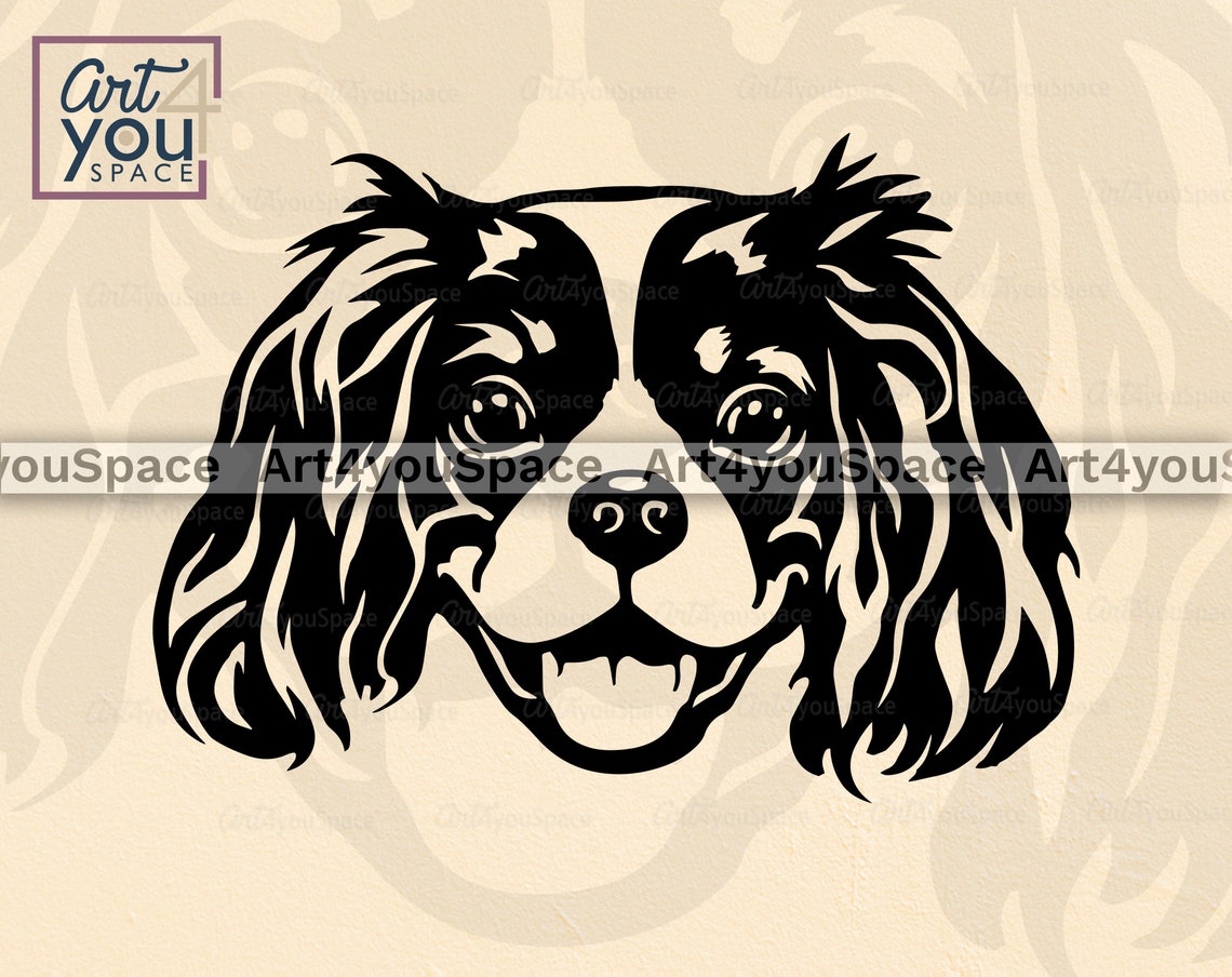 Cavalier King Charles Spaniel SVG Dog Svg Files for Cricut - Etsy