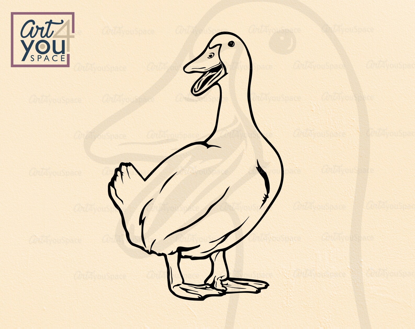 Duck Svg Files for Cricut Clipart Download Farm Life - Etsy