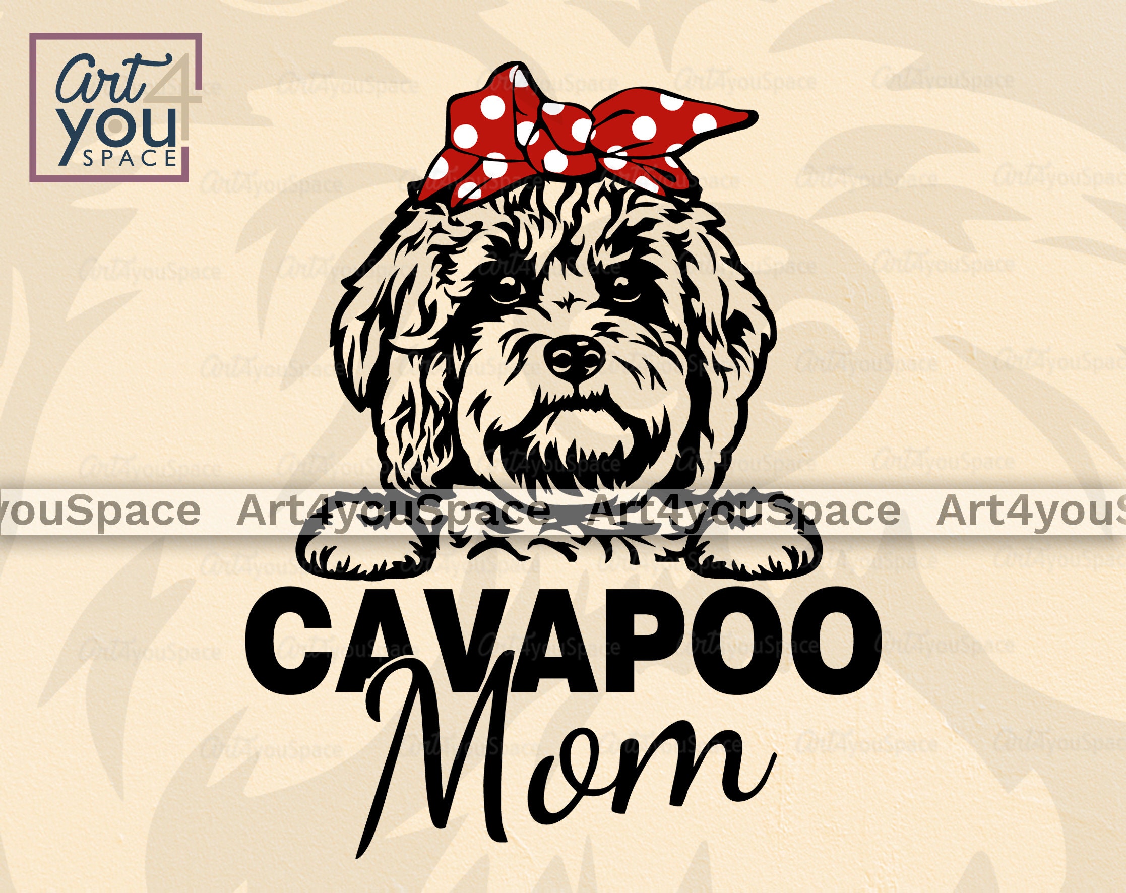 Cavapoo Svg Dog SVG File Cricut Cute Puppy Clipart Download | Etsy