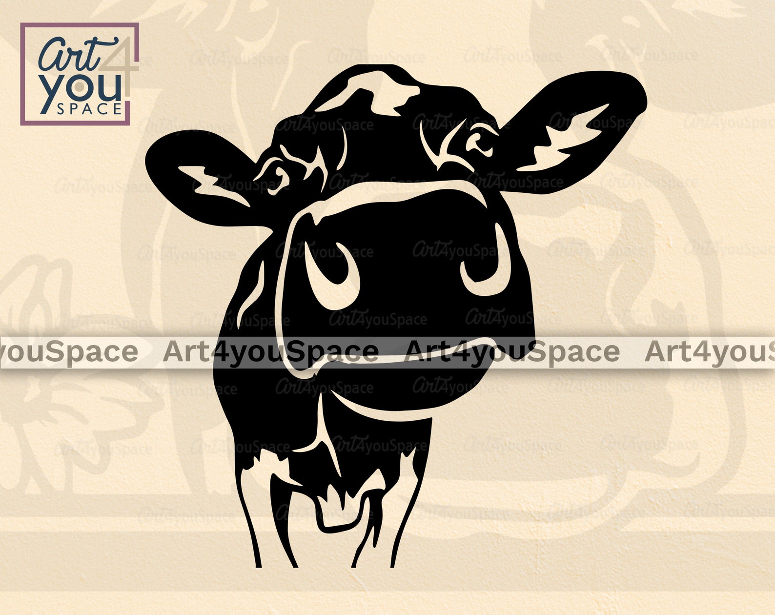 Cows Svg Cricut, Heifer Png, Funny Farm Animal Clipart Download, Face ...