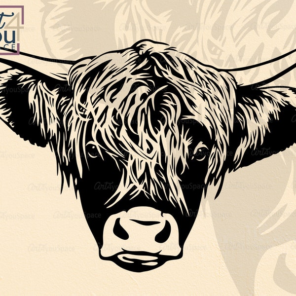 Buffalo Head Dxf - Etsy