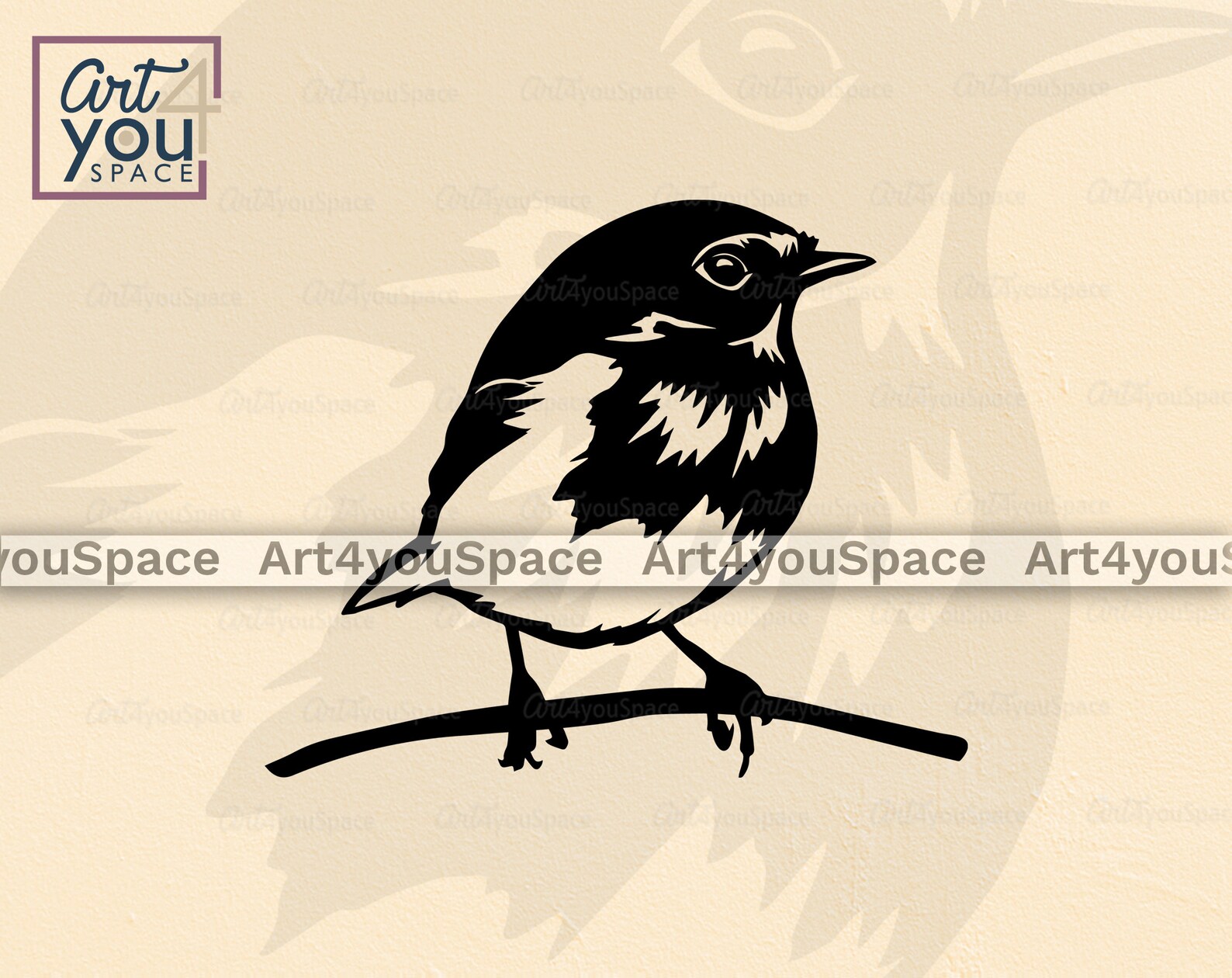 Robin Svg Files for Cricut Bird Vector Files for Laser Cnc - Etsy