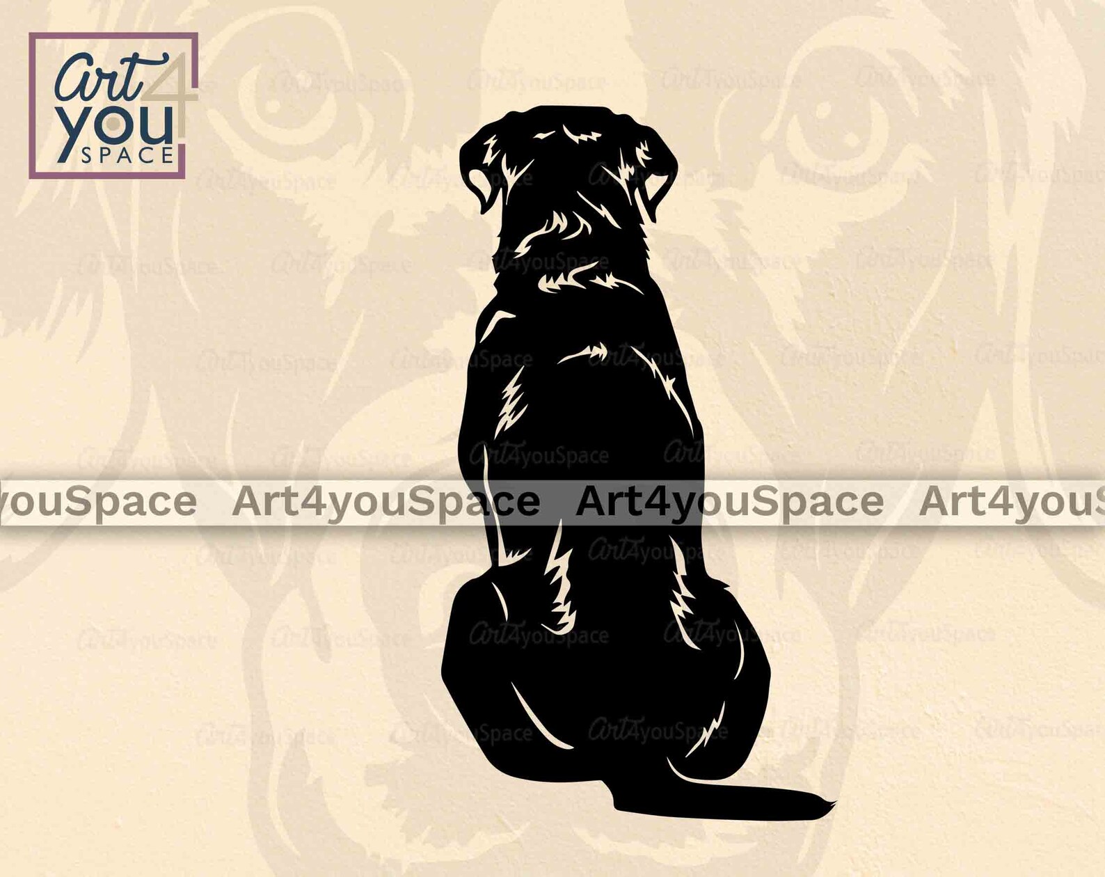 Labrador Svg Files for Cricut, Dog Svg Clipart Download, Lab Design ...