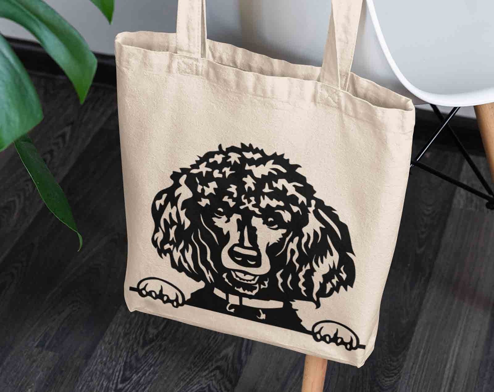 Poodle Svg Dog Svg File for Cricut Black Poodle Peeking Pet - Etsy ...