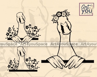 Duck Svg Files for Cricut Clipart Download Farm Life | Etsy