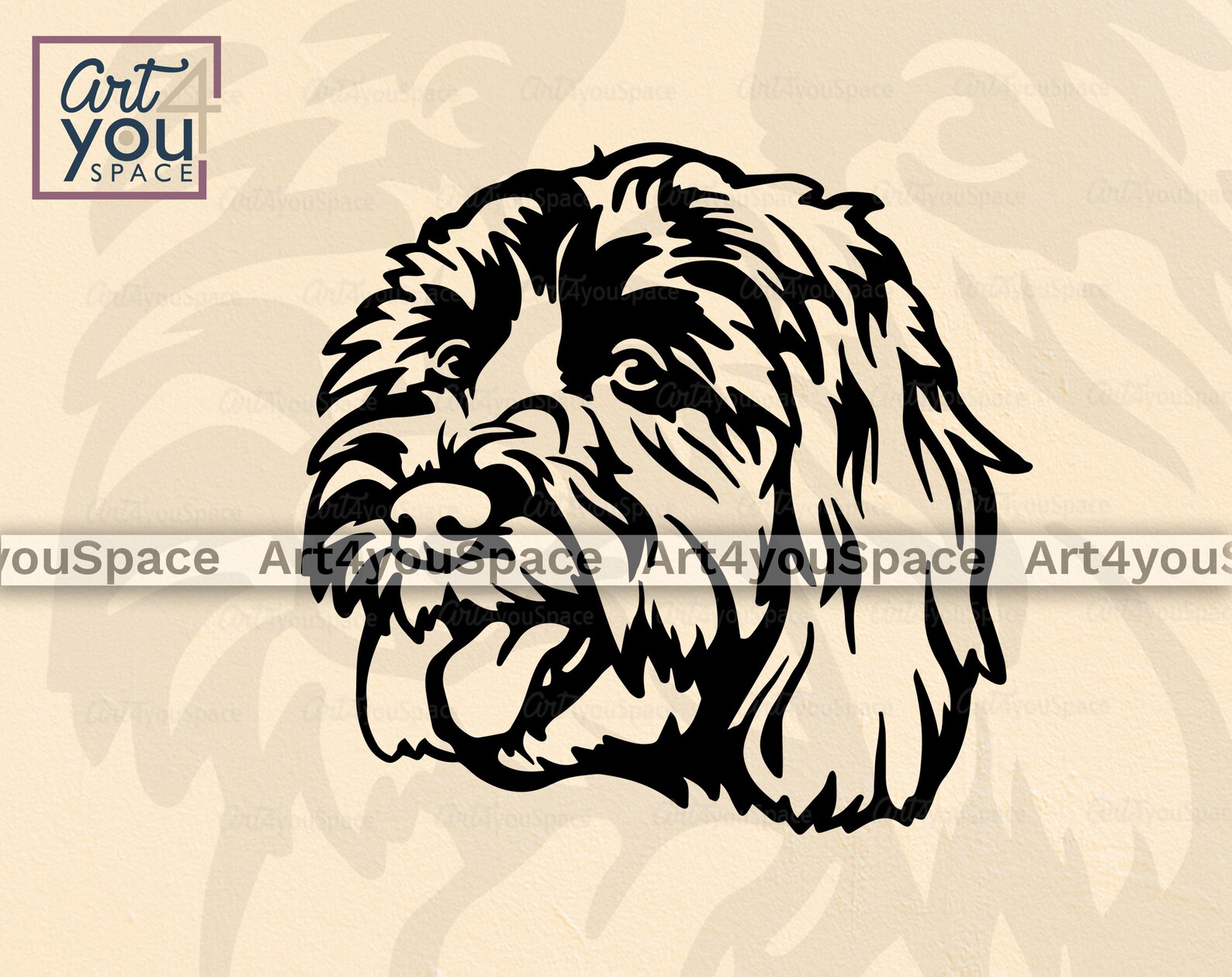 Cockerpoo Svg Dog SVG File Cricut Cute Pet Clipart Download - Etsy