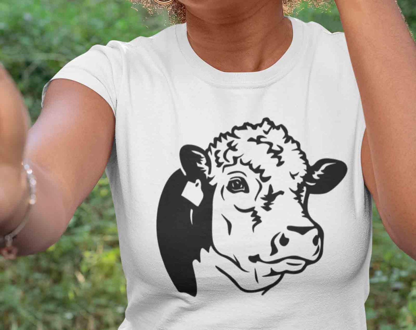 Hereford SVG, Cow Face Svg, Heifer PNG Download, Farm Animal Clipart ...