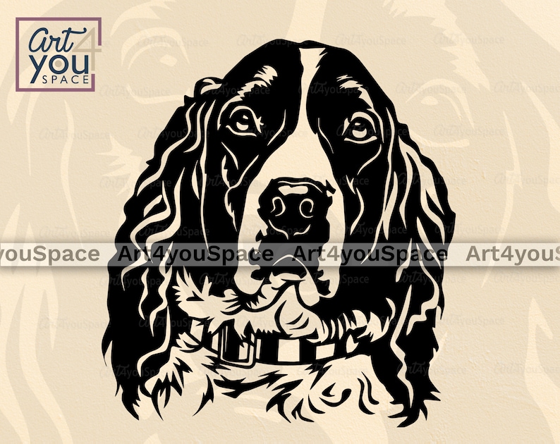English Springer Spaniel Svg Dog Svg Cricut Clipart - Etsy