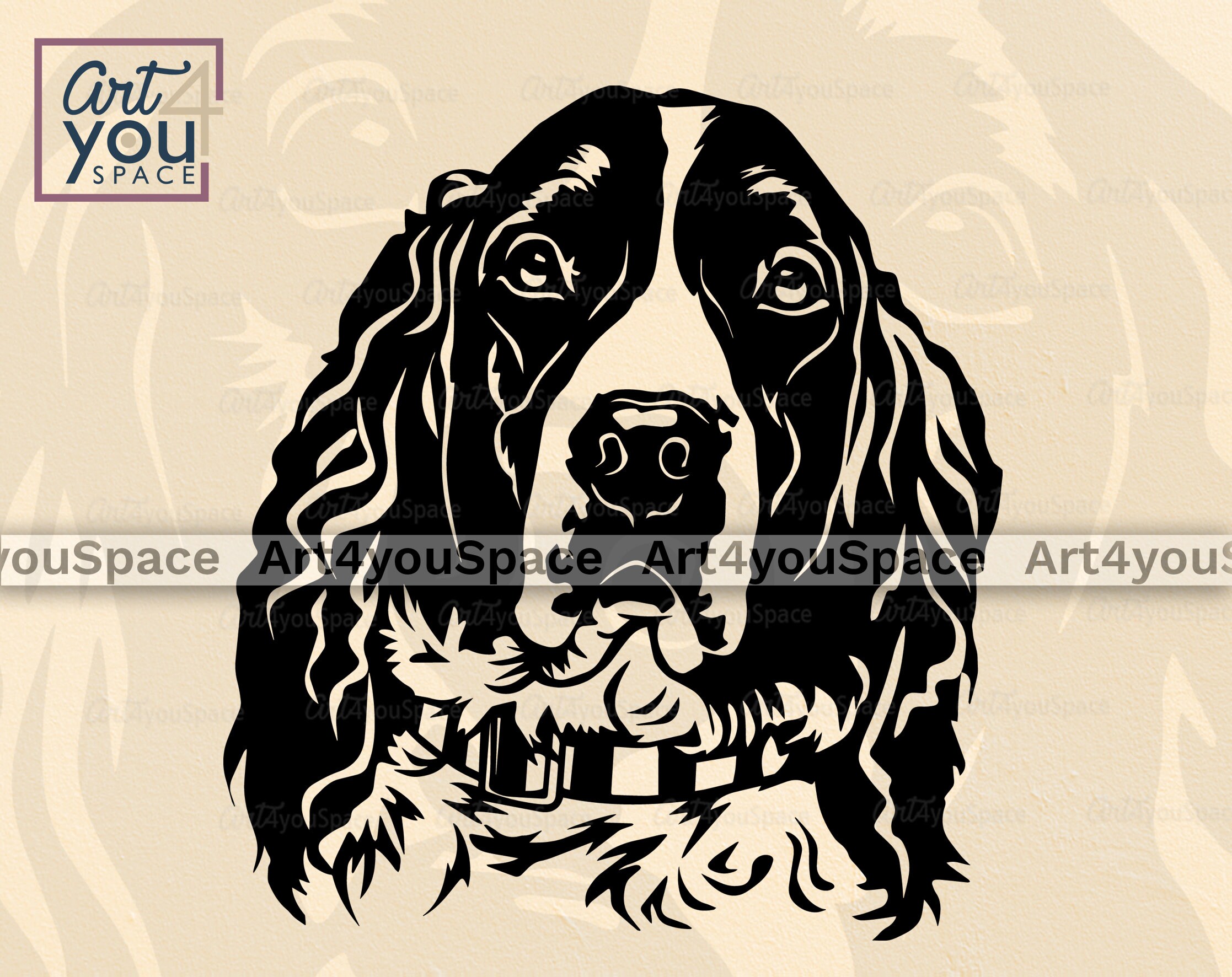 English Springer Spaniel Svg Dog Svg Cricut Clipart - Etsy UK