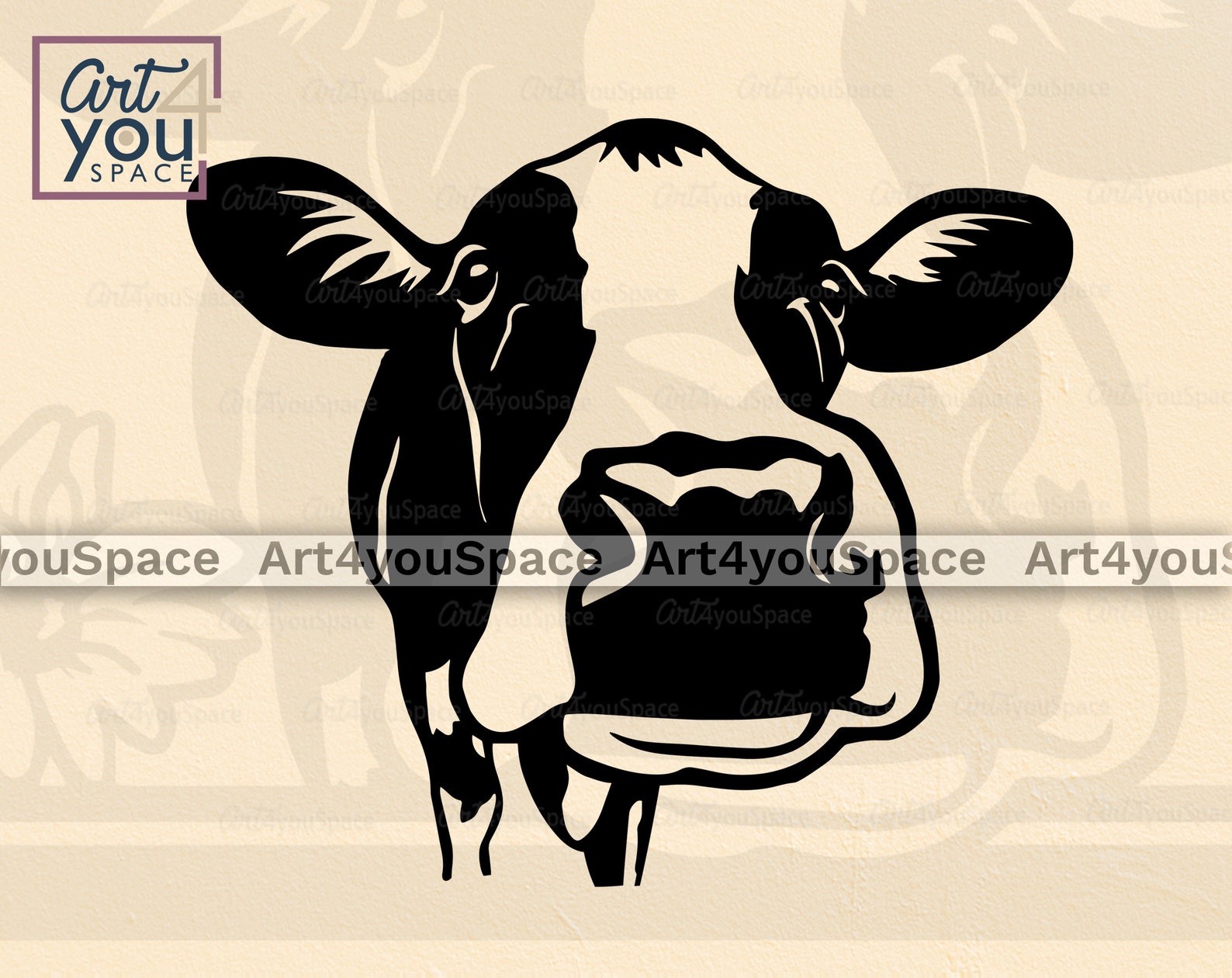 Cows Svg Cricut, Heifer Png, Funny Farm Animal Clipart Download, Face ...