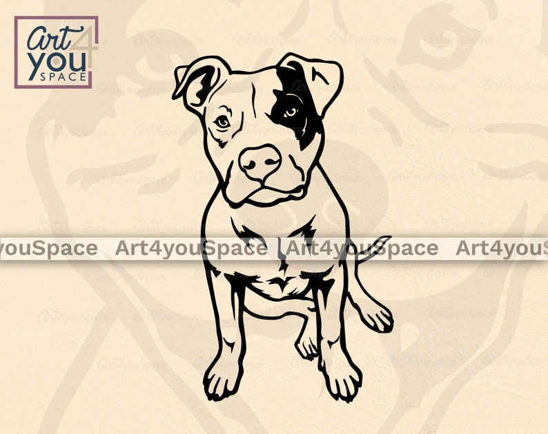 Pit Bull Svg Dog Svg Cricut Face Vector Head Clipart Png - Etsy