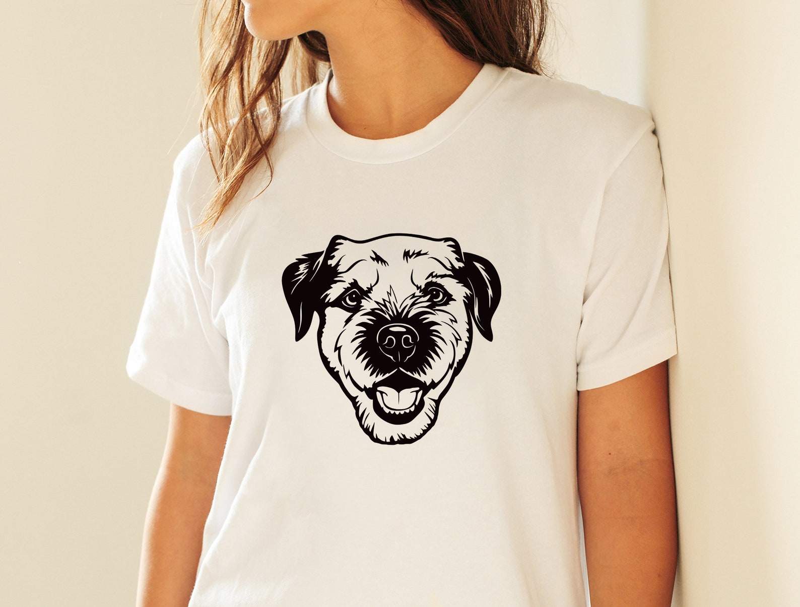 Border Terrier Dog Svg Files for Cricut Face Head Vector - Etsy