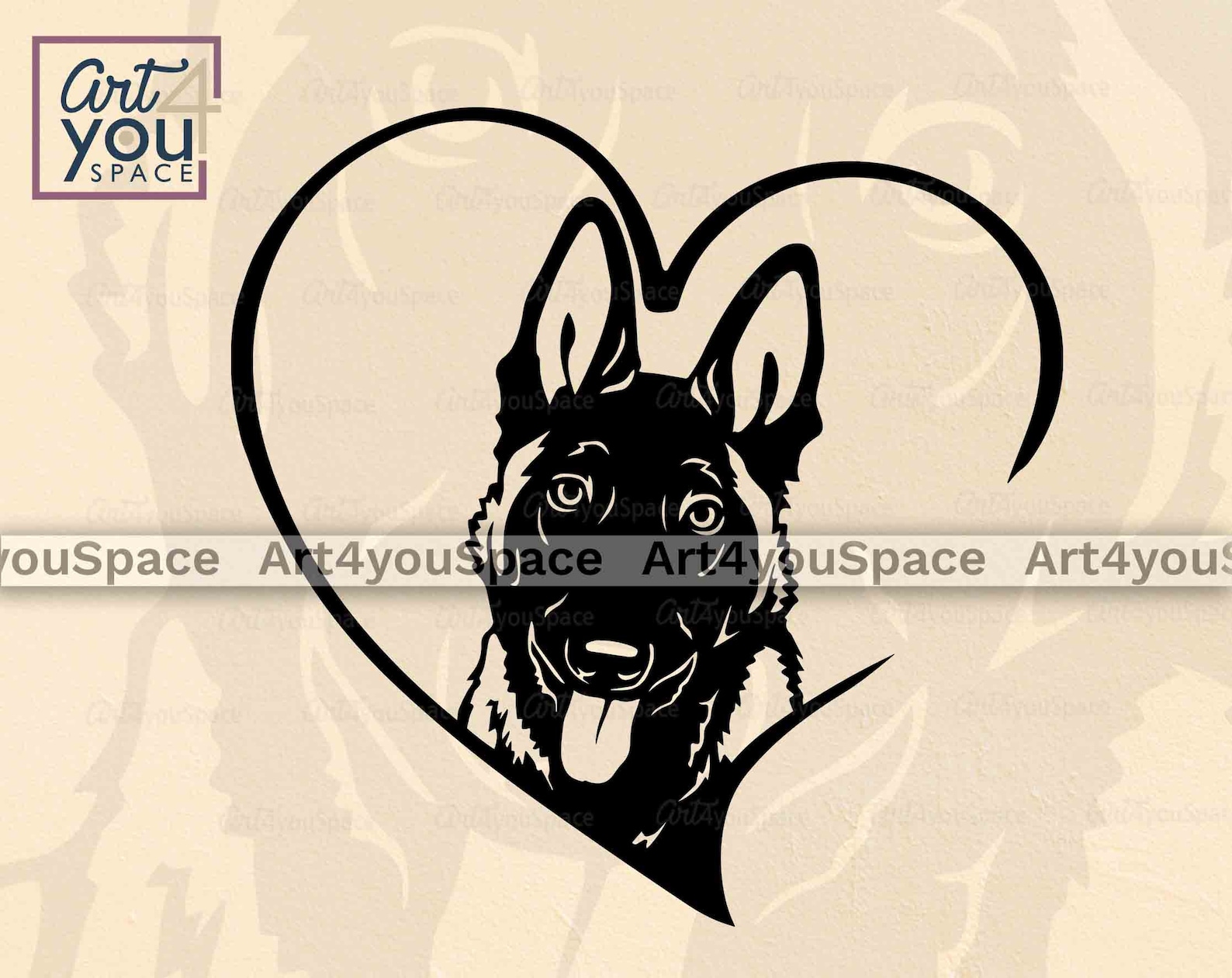 Belgian Malinois Svg, Dog Svg File for Cricut, Funny Face, Breed Vector ...