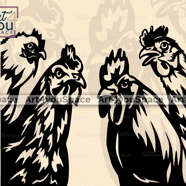 Chicken Svg - Etsy