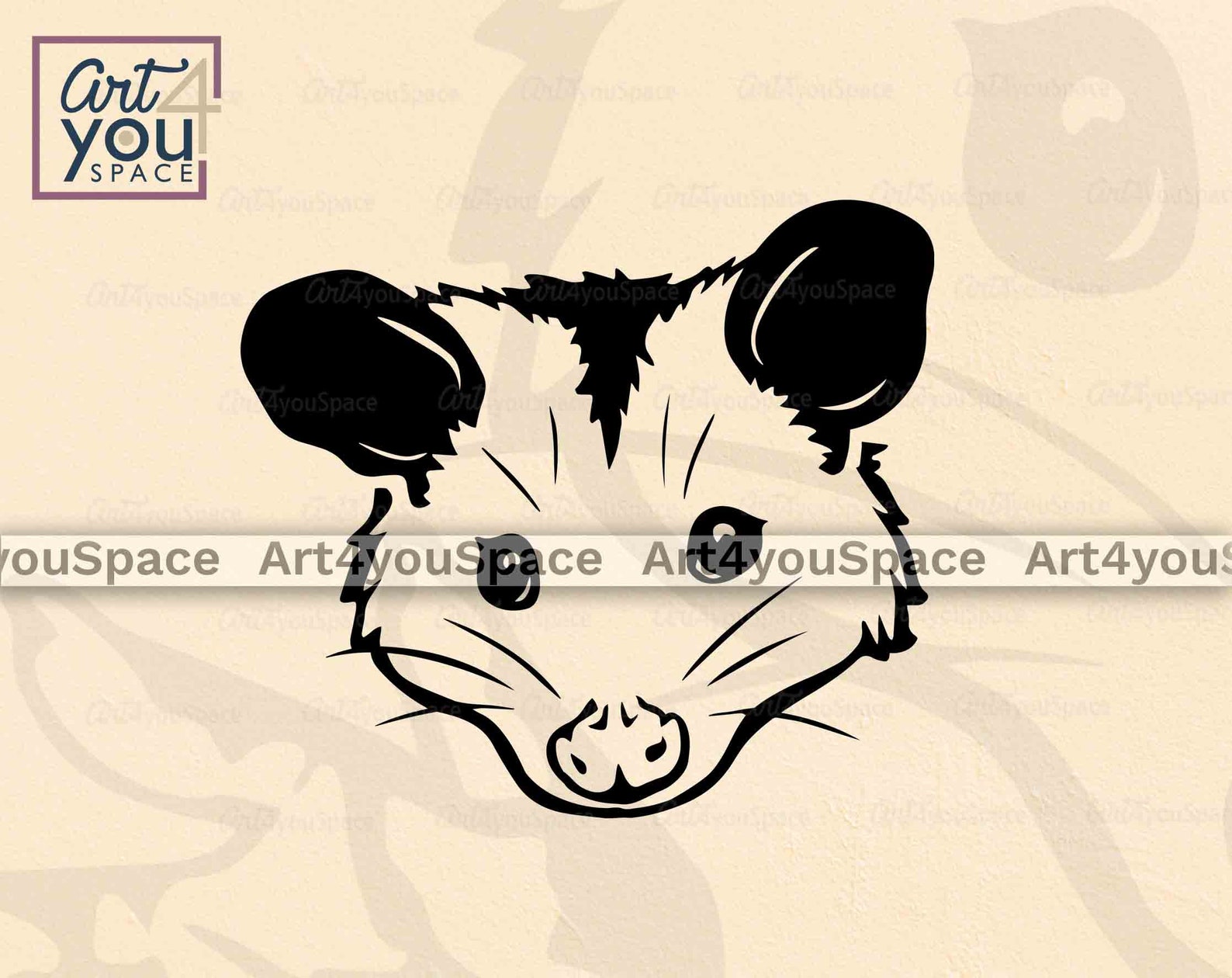 Opossum SVG File Possum Woodland Cute Virginia Opossum - Etsy