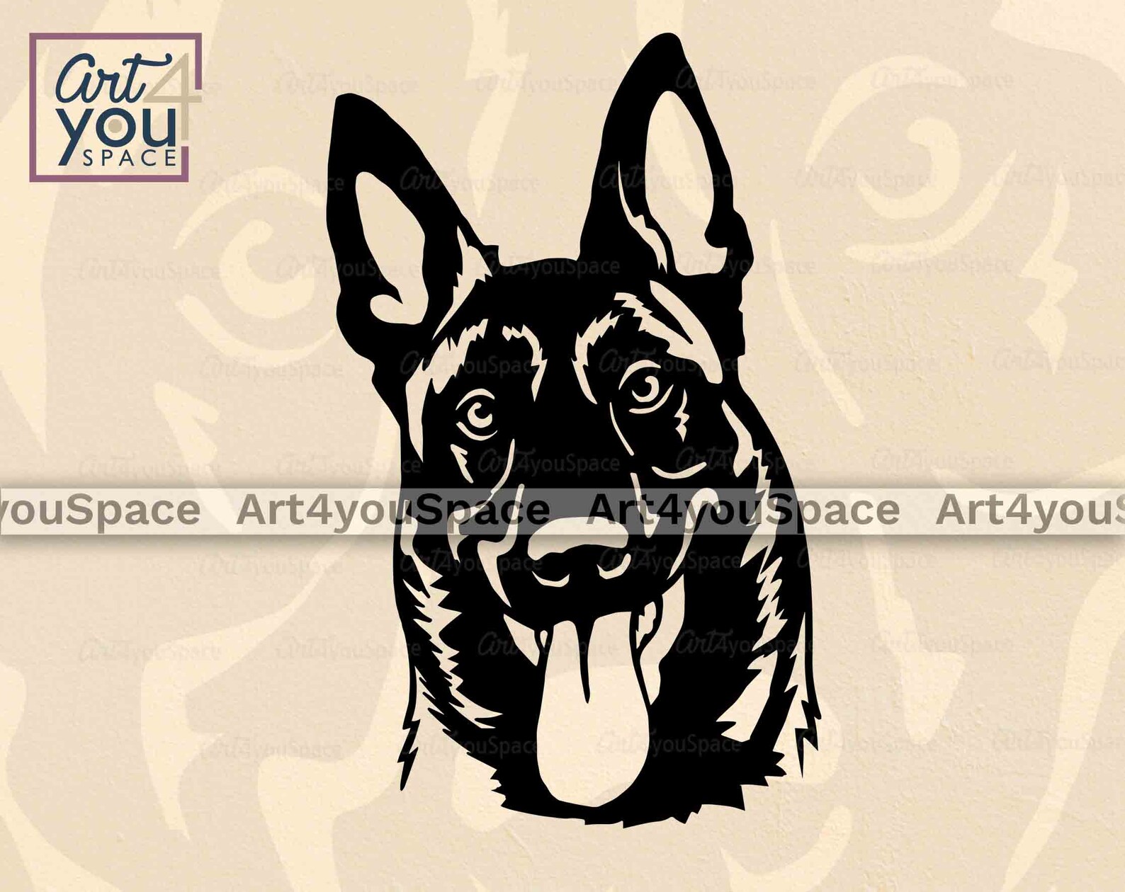 Belgian Malinois Svg Dog Svg File for Cricut Funny Face - Etsy Australia