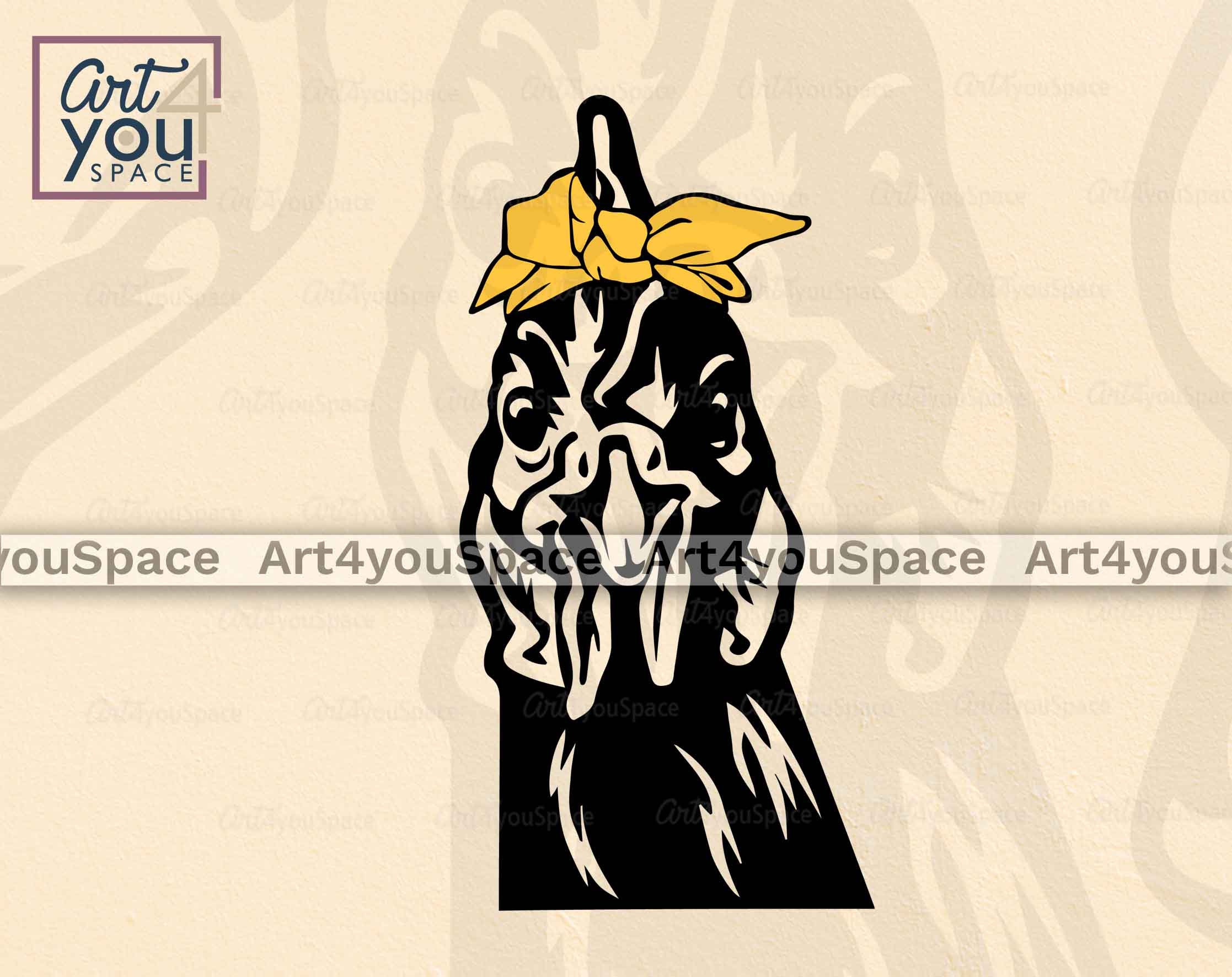 Chicken Head Svg Duck Svg Files Cricut Turkey Farm Life | Etsy