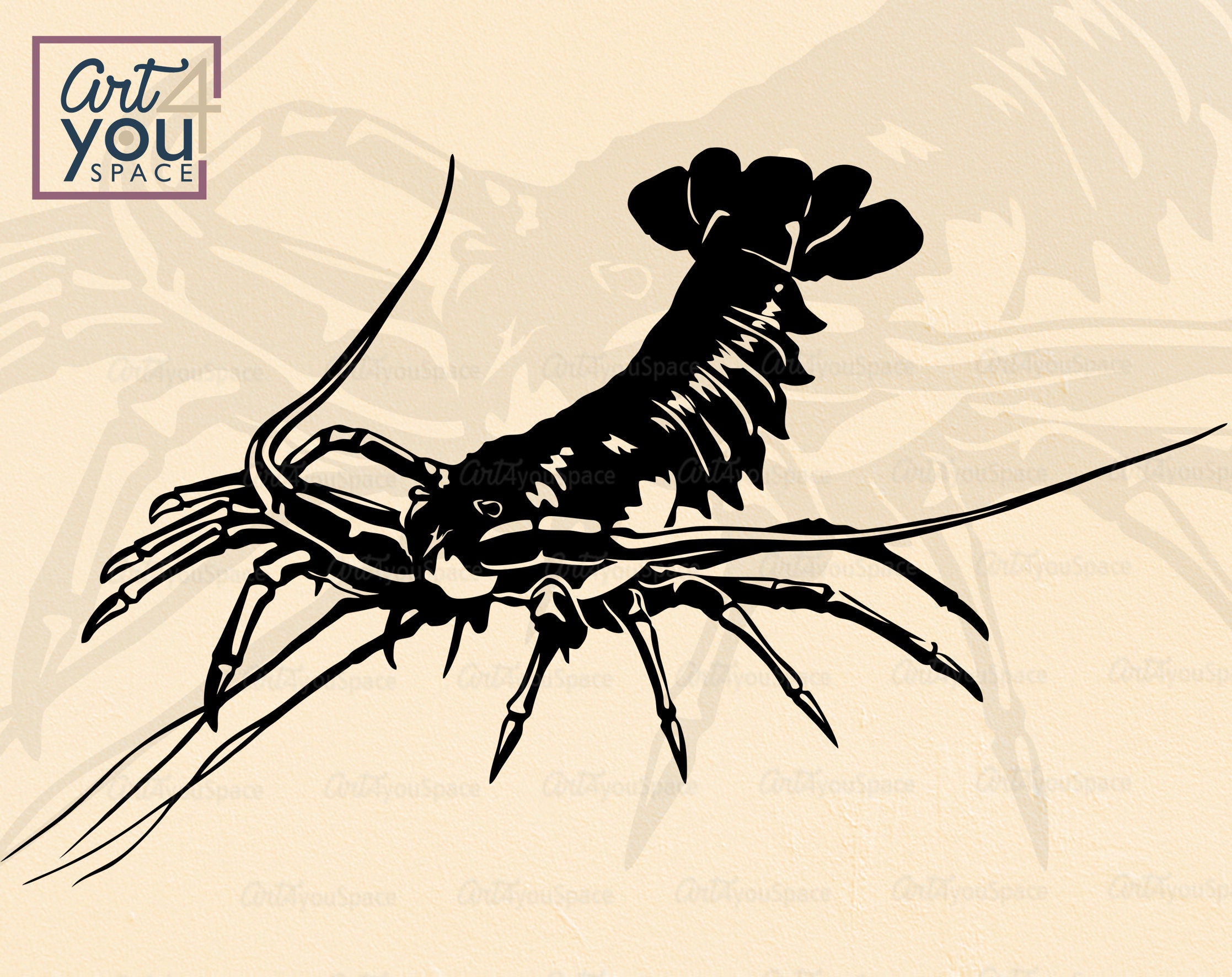 Lobster SVG Files for Cricut Seafood Clipart Crayfich - Etsy