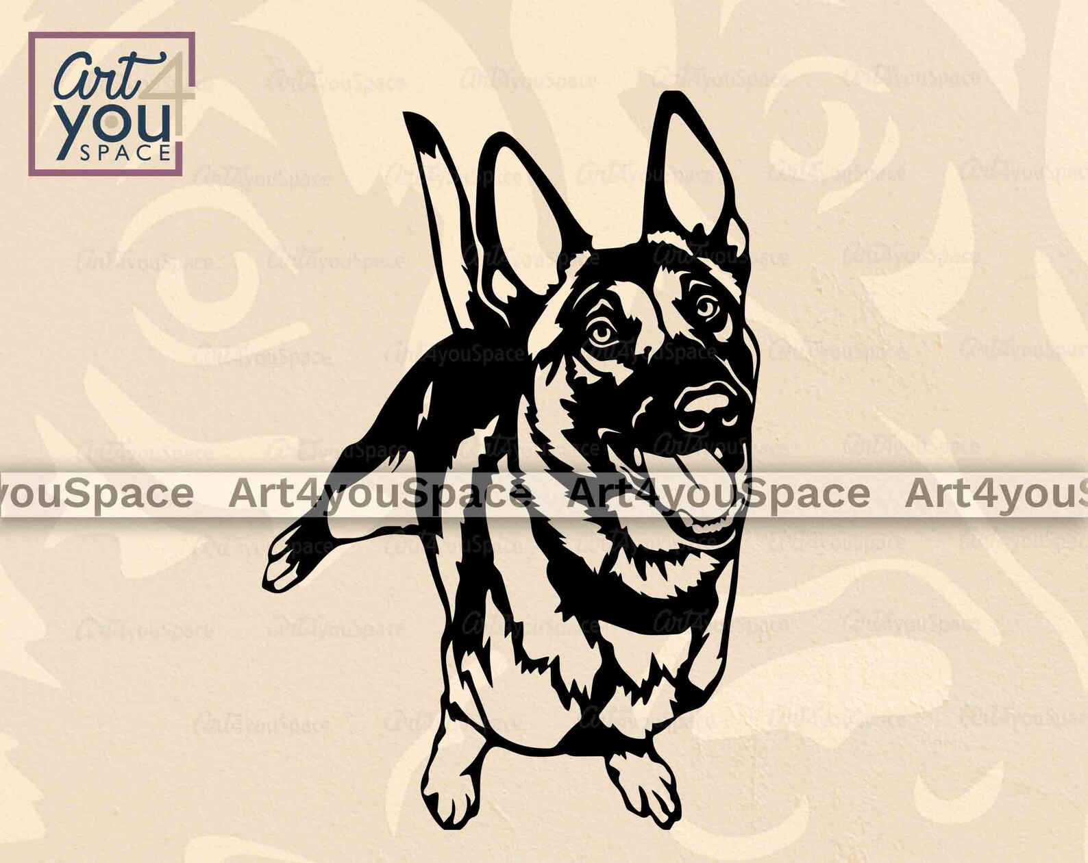 Belgian Malinois Svg Dog Svg File for Cricut Funny Peeking - Etsy