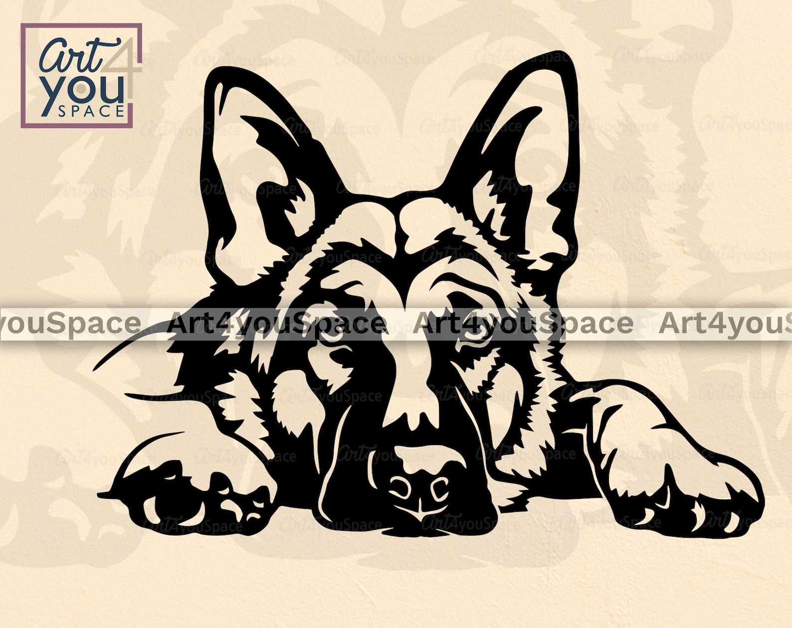 German Shepherd Svg Dog Svg Cricut Laser Cut Vector Dxf - Etsy Australia
