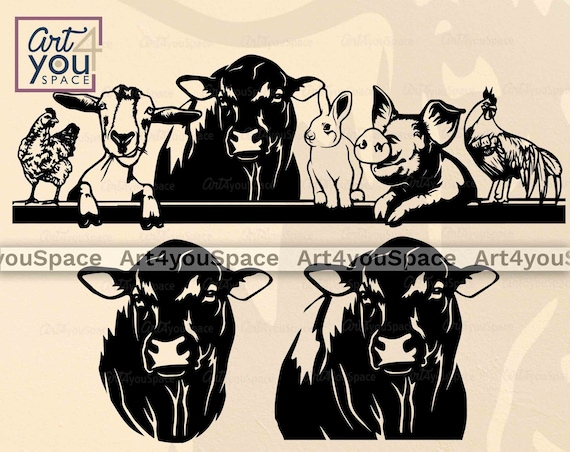 Bull SVG File Cricut Cattle Clipart Buffalo Head Vector - Etsy