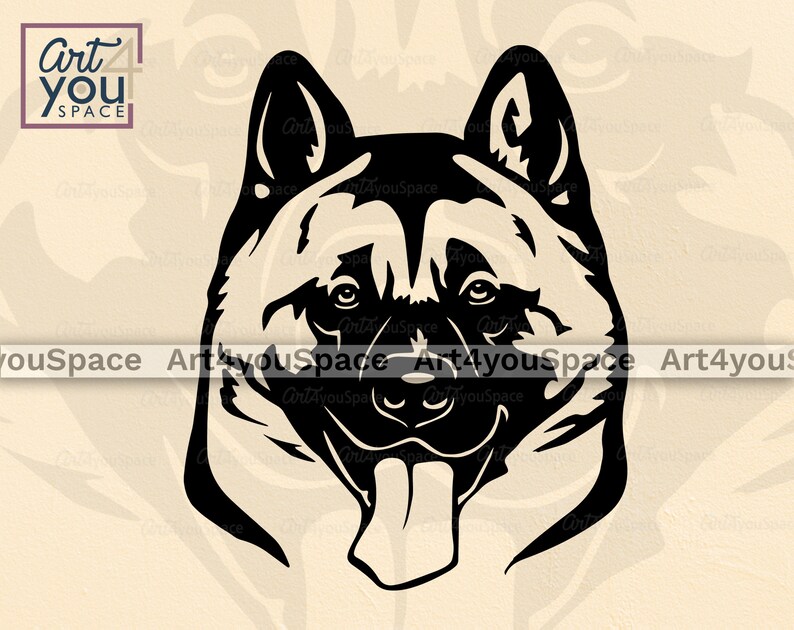 American Akita Svg Files for Cricut Dog Breed Funny Animal | Etsy