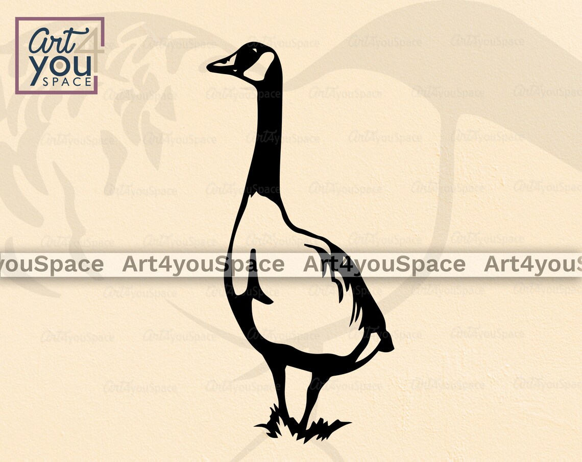 Goose Clipart Geese Svg Canada Geese Grey Goose Bird Farm - Etsy