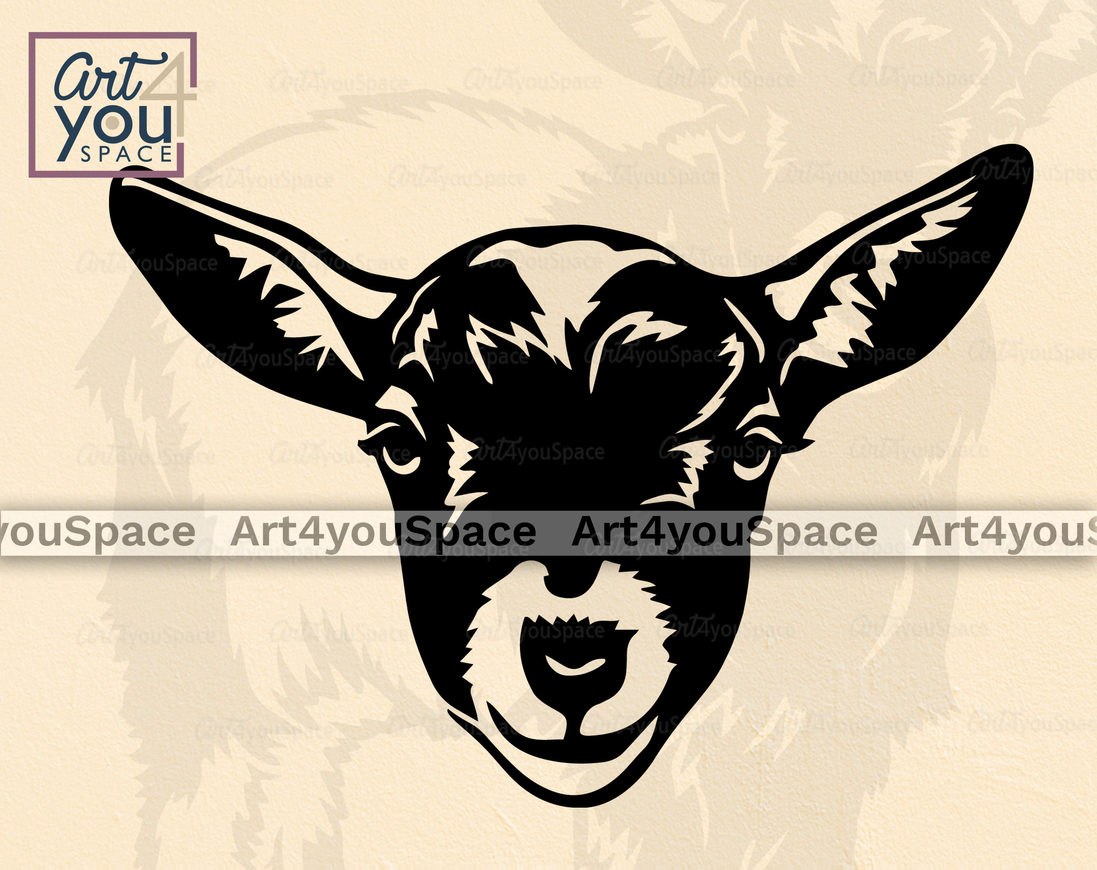 Goat Svg File for Cricut Cute Farm Animal Clipart Farmhouse - Etsy