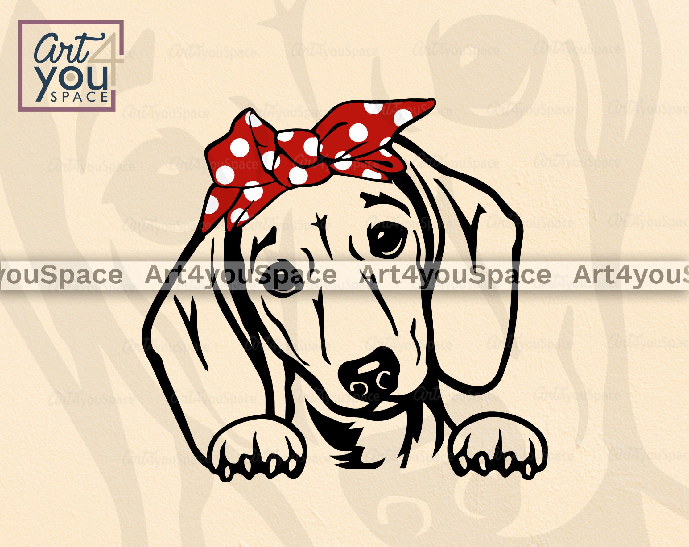 Miniature Dachshund Svg Dog Svg Cricut Doxie Mom Peeking | Etsy