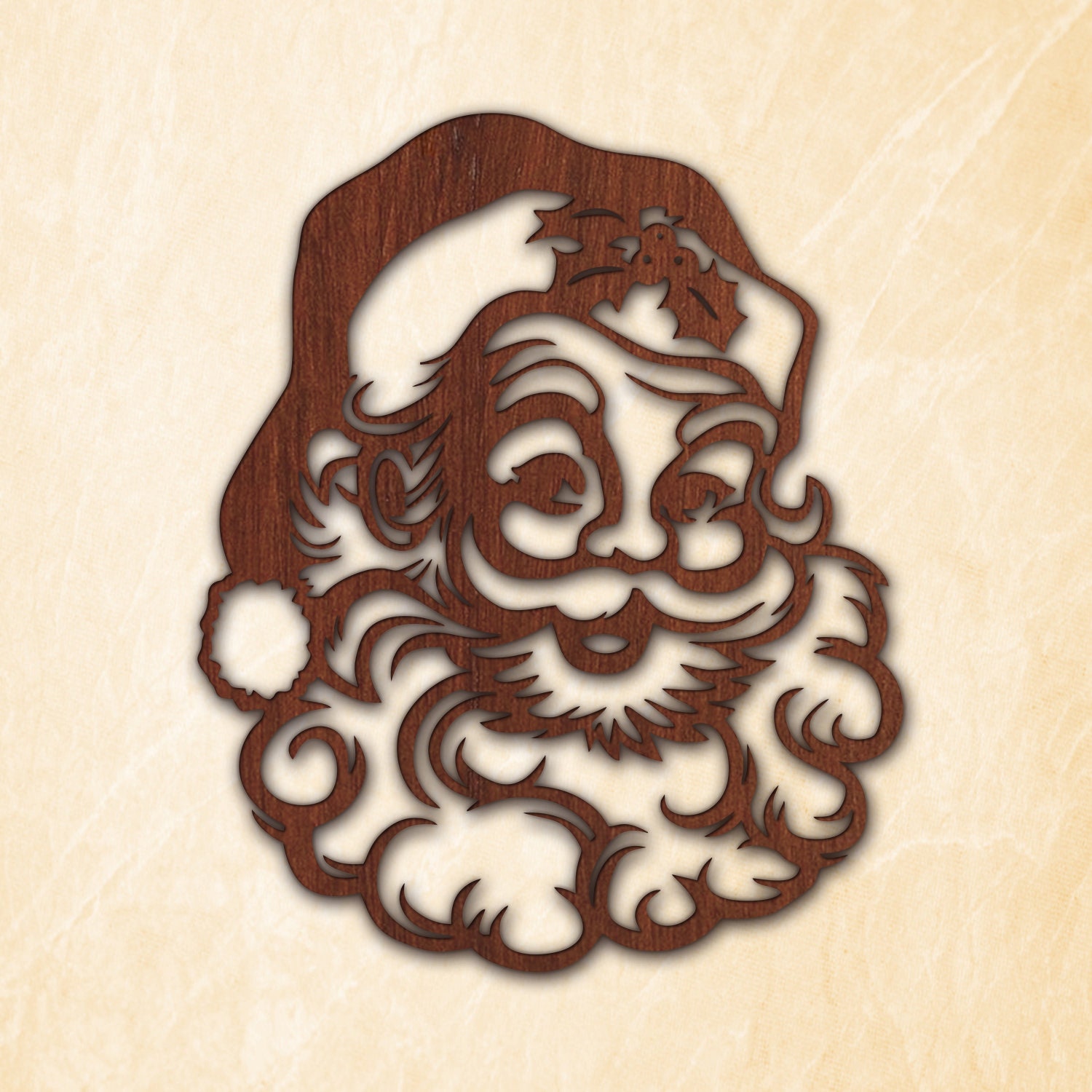 Santa Svg Cricut Christmas Svg Xmas Clipart Laser Cut | Etsy