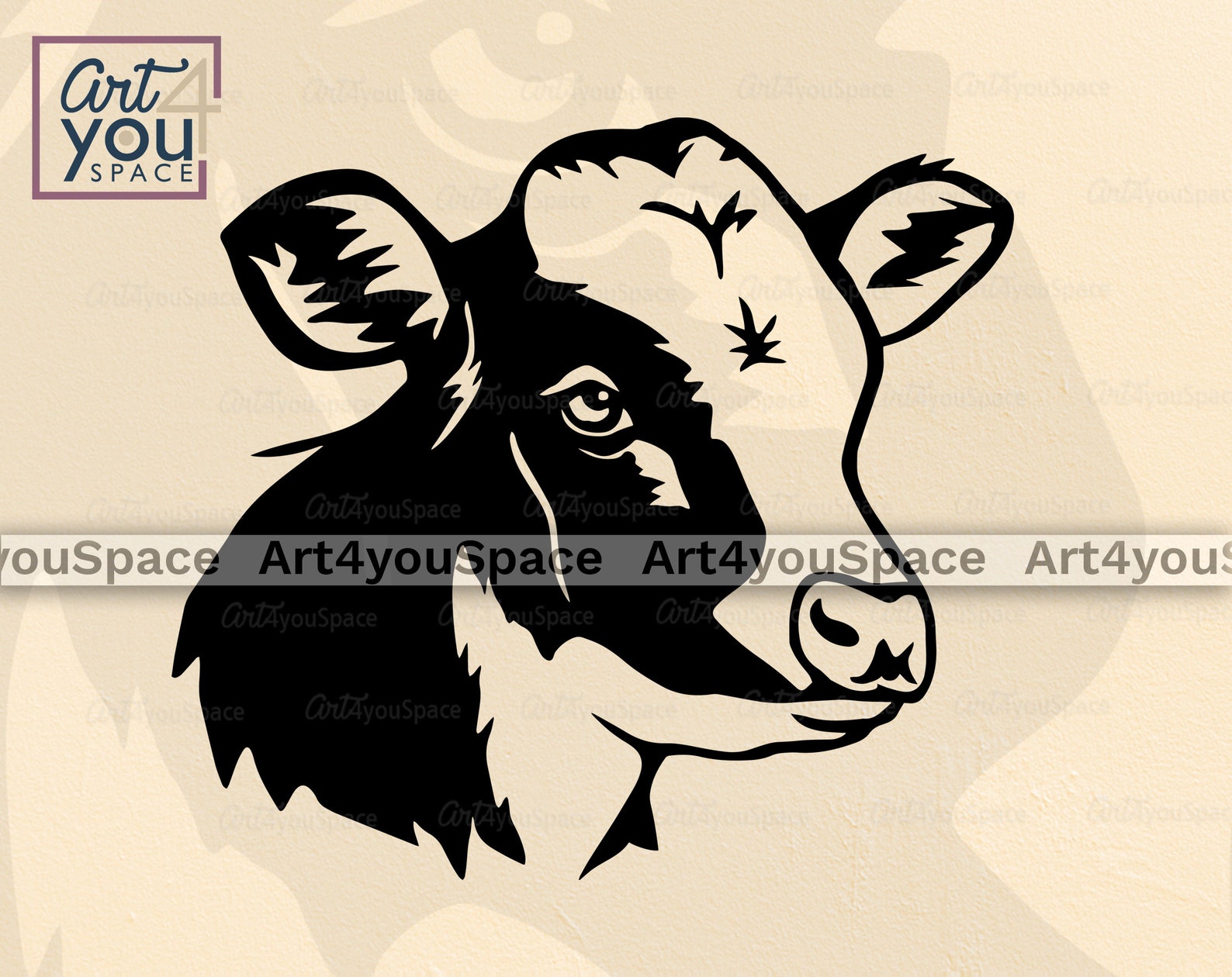 Calf Svg File for Cricut Livestock Vector Printable Art Cow - Etsy