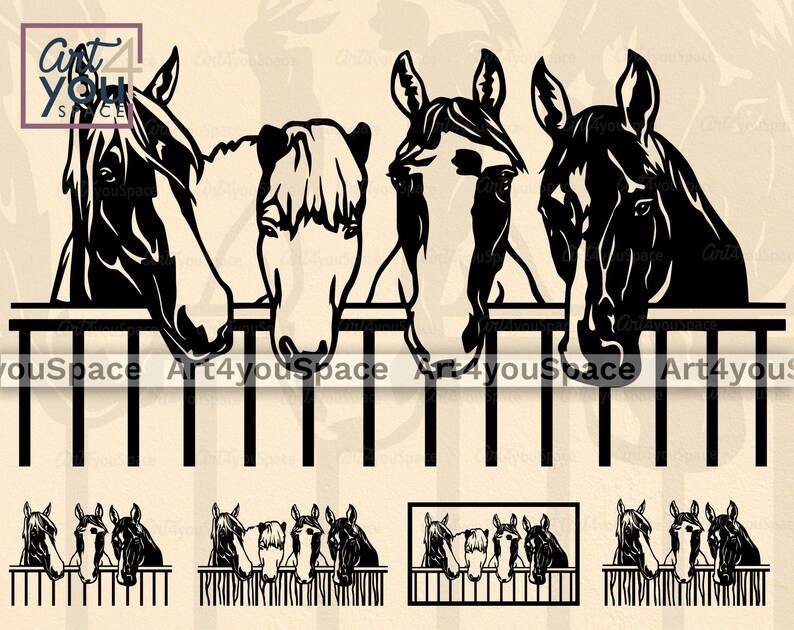 Pferde Svg Dateien für Cricut Bauernhof Tiere Clipart - Etsy.de