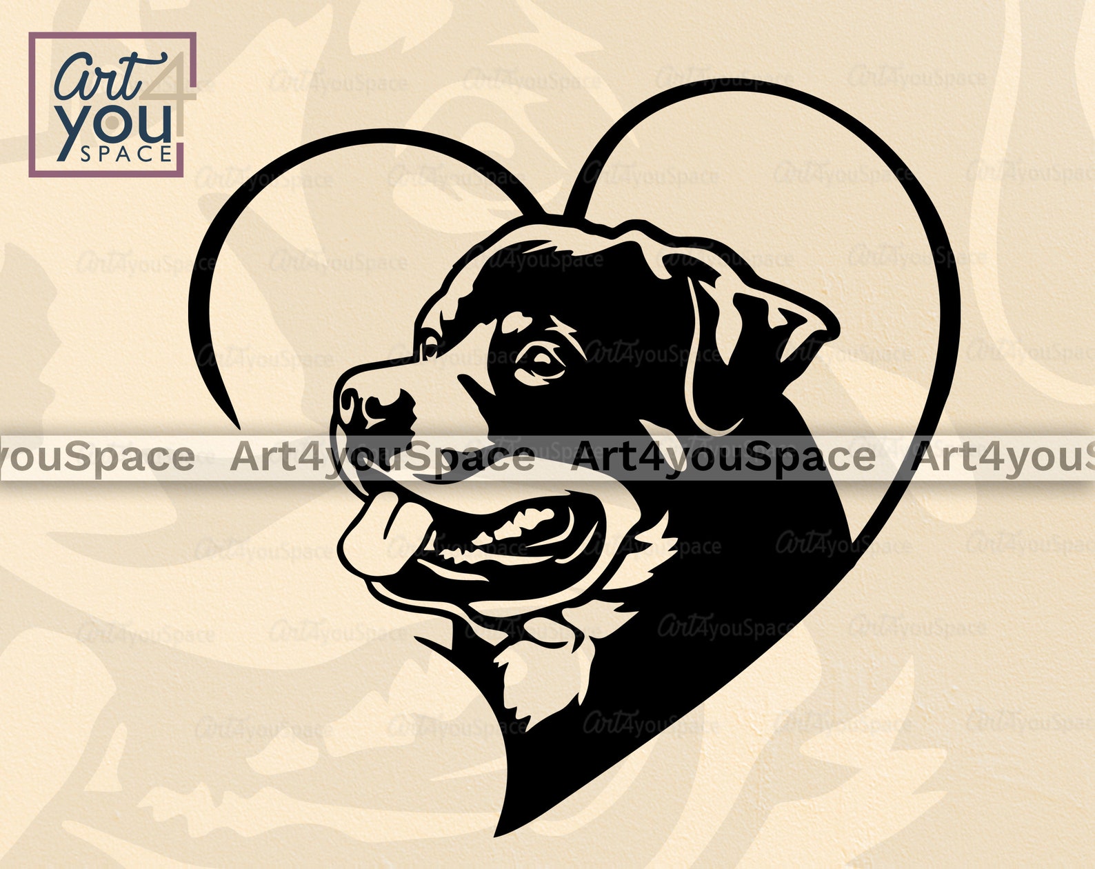 Rottweiler Svg Dog Cricut Project Rott Vector Stencil - Etsy Canada