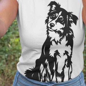Miniature Australian Shepherd SVG Png DXF, Dog Cricut Project, Mini ...