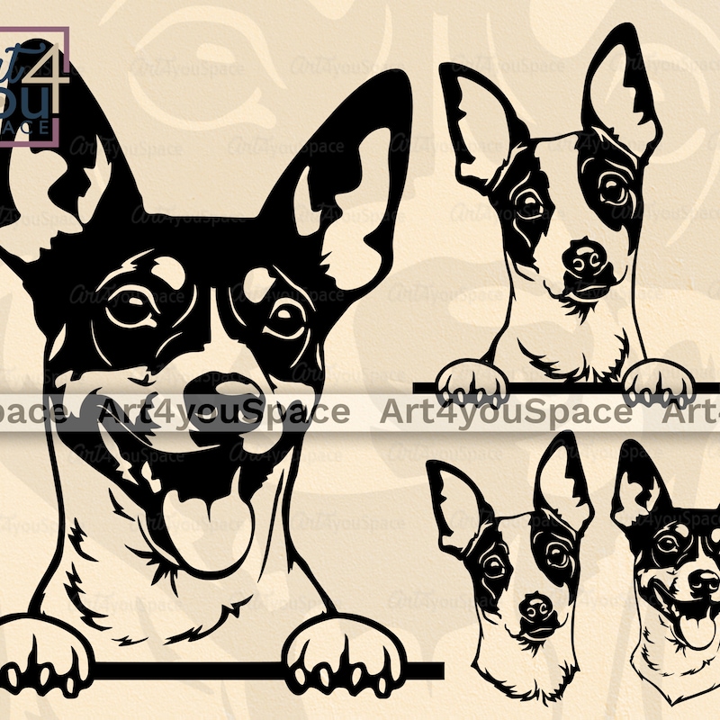 Rat Terrier Art - Etsy