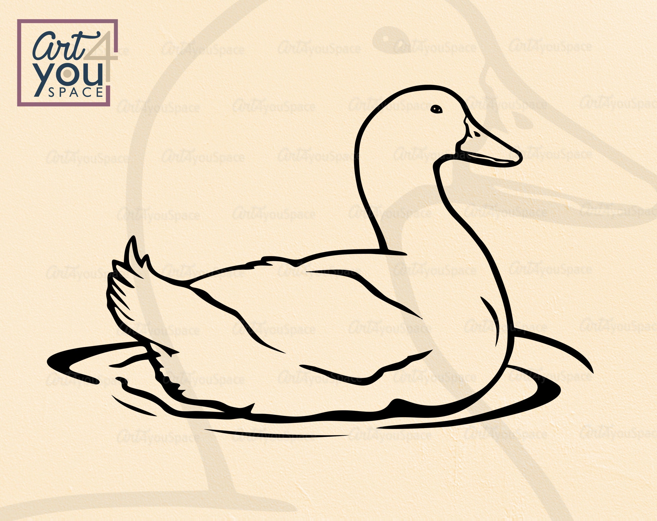 Duck Svg Files for Cricut Clipart Download Farm Life - Etsy