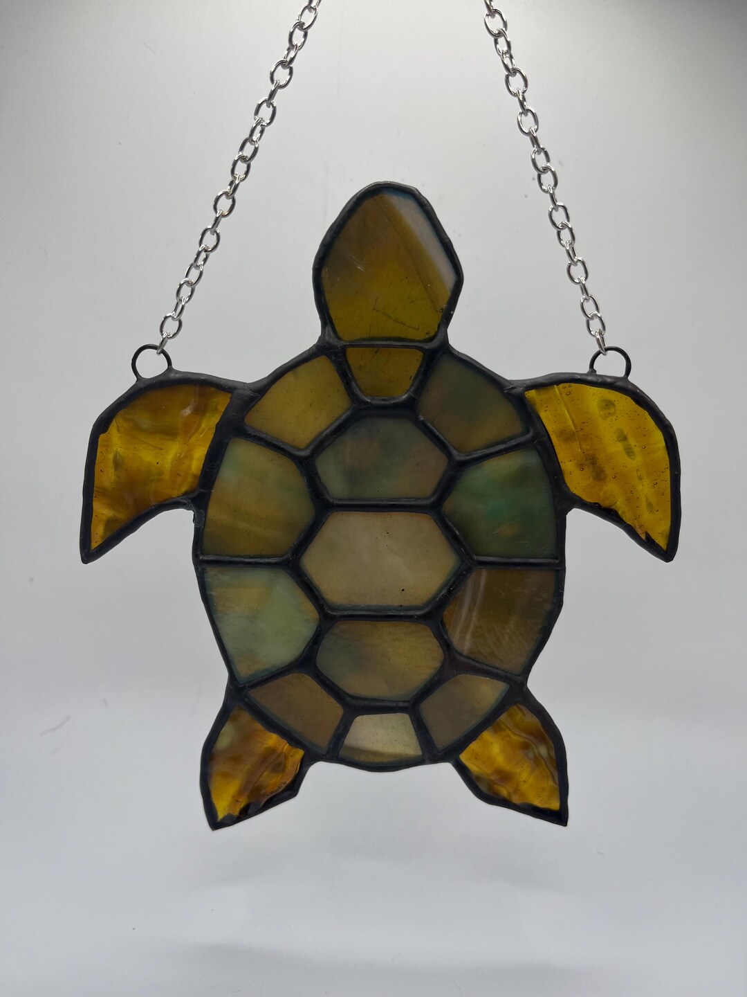 Stained Glass Sea Turtle - Etsy