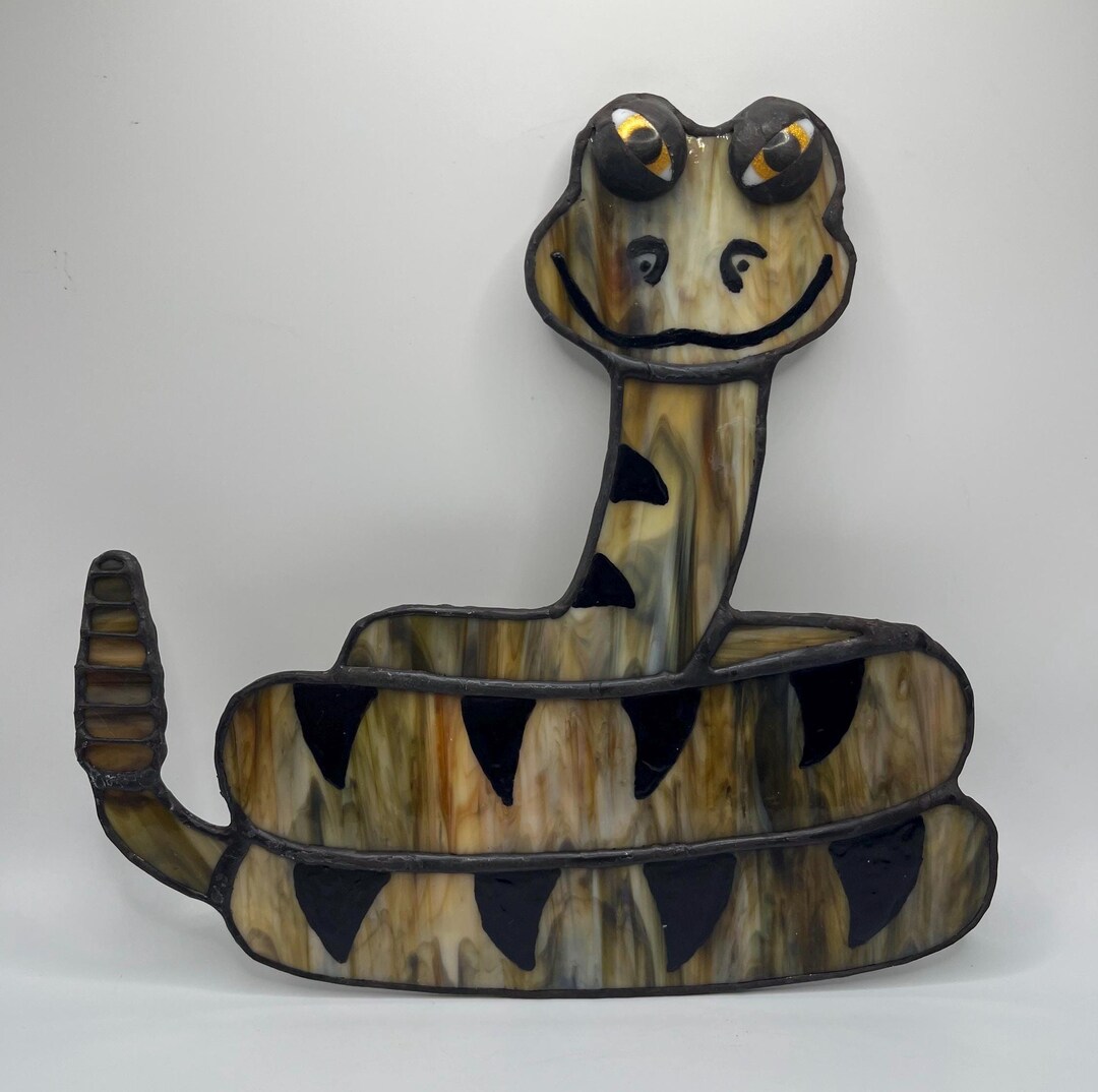 Rattle Snake Stained Glass - Etsy