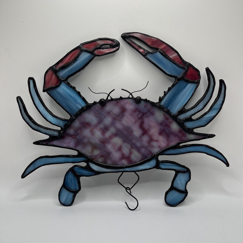 Stained Glass Crab - Etsy