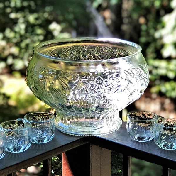 Punch Bowl Set - Etsy