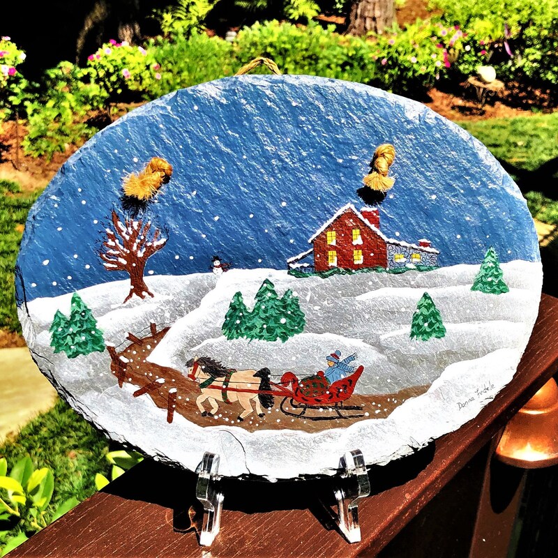 Hand Painted Slate - Etsy