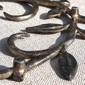 Michael Aram Signed Silver Plated Bronze Scrolling Vine Trivet - the ...