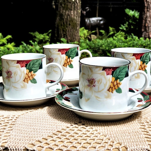 Magnolia Cup Saucer - Etsy