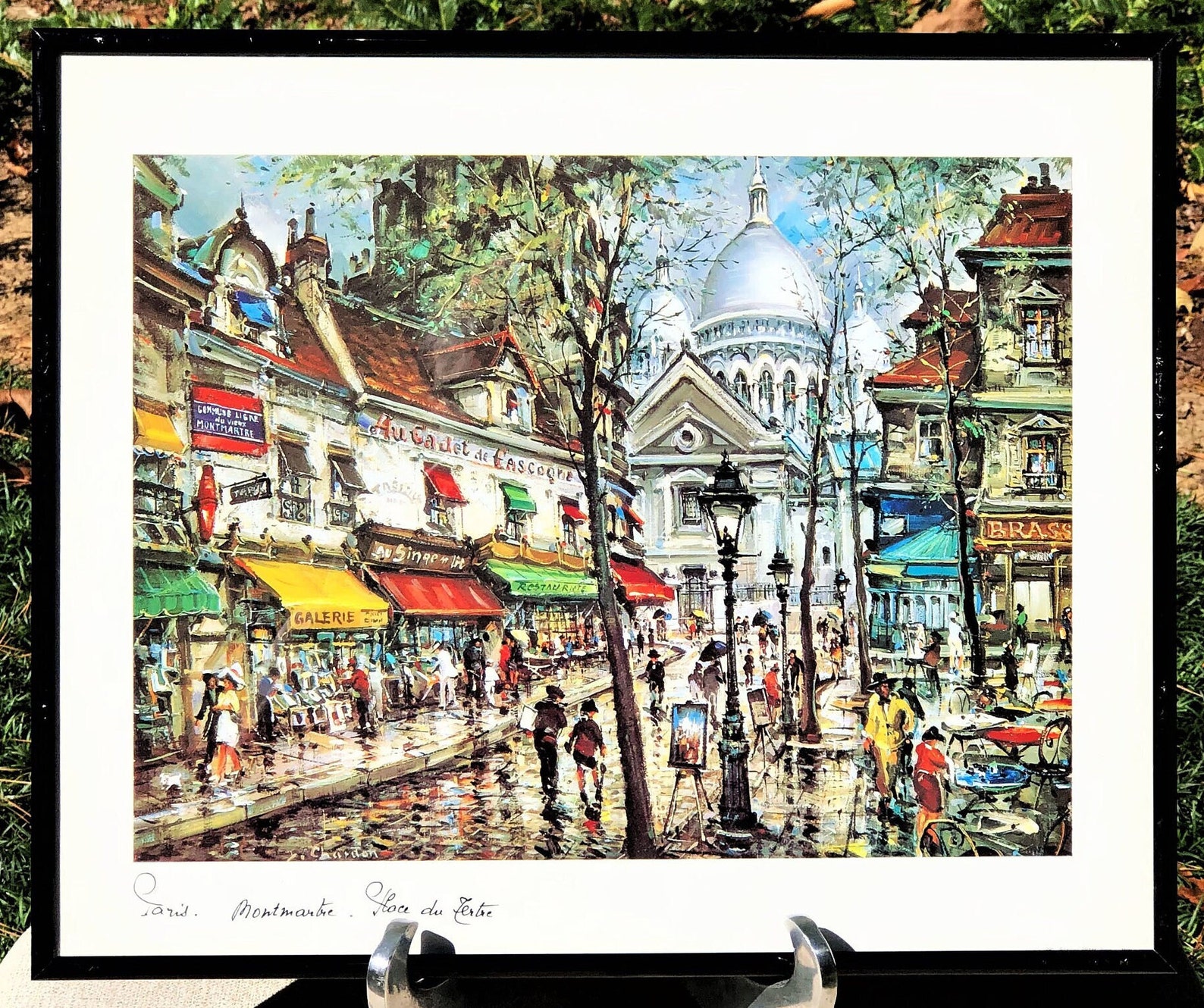 J Chardon French Artist, Signed Giclee Art Prints, Paris-eiffel Tower ...