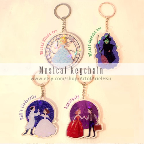 Wicked Broadway Musical Ticket Keychain - Etsy