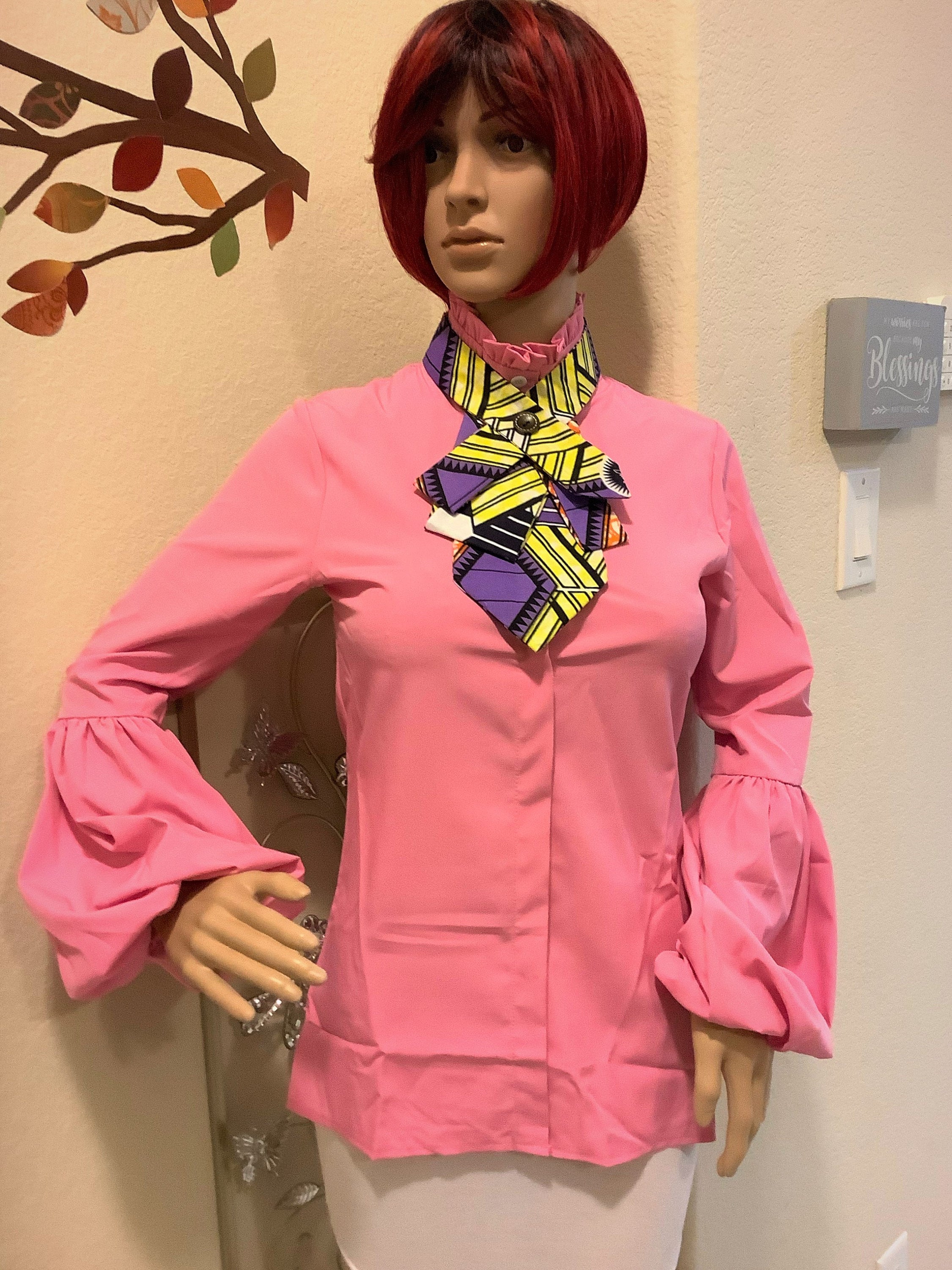 Top de manga de linterna largo - Etsy España