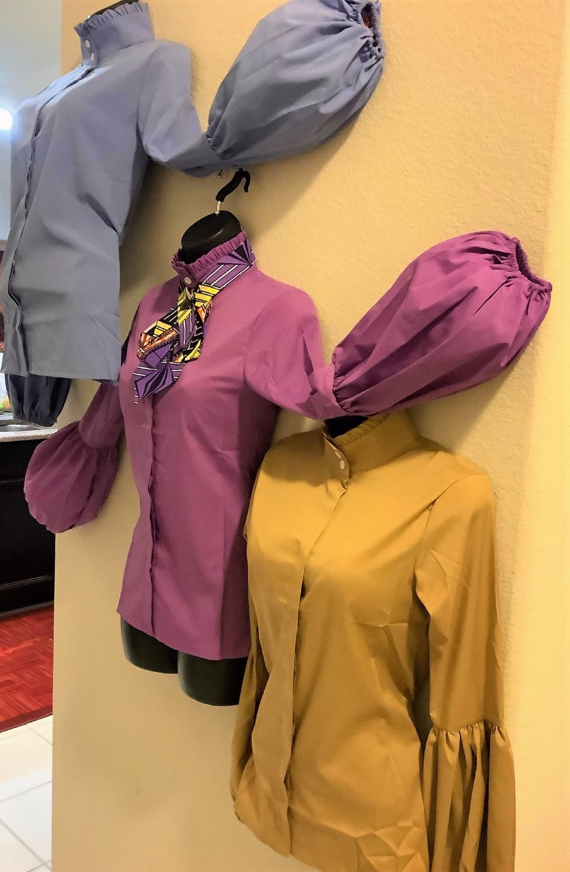 Top de manga de linterna largo - Etsy España