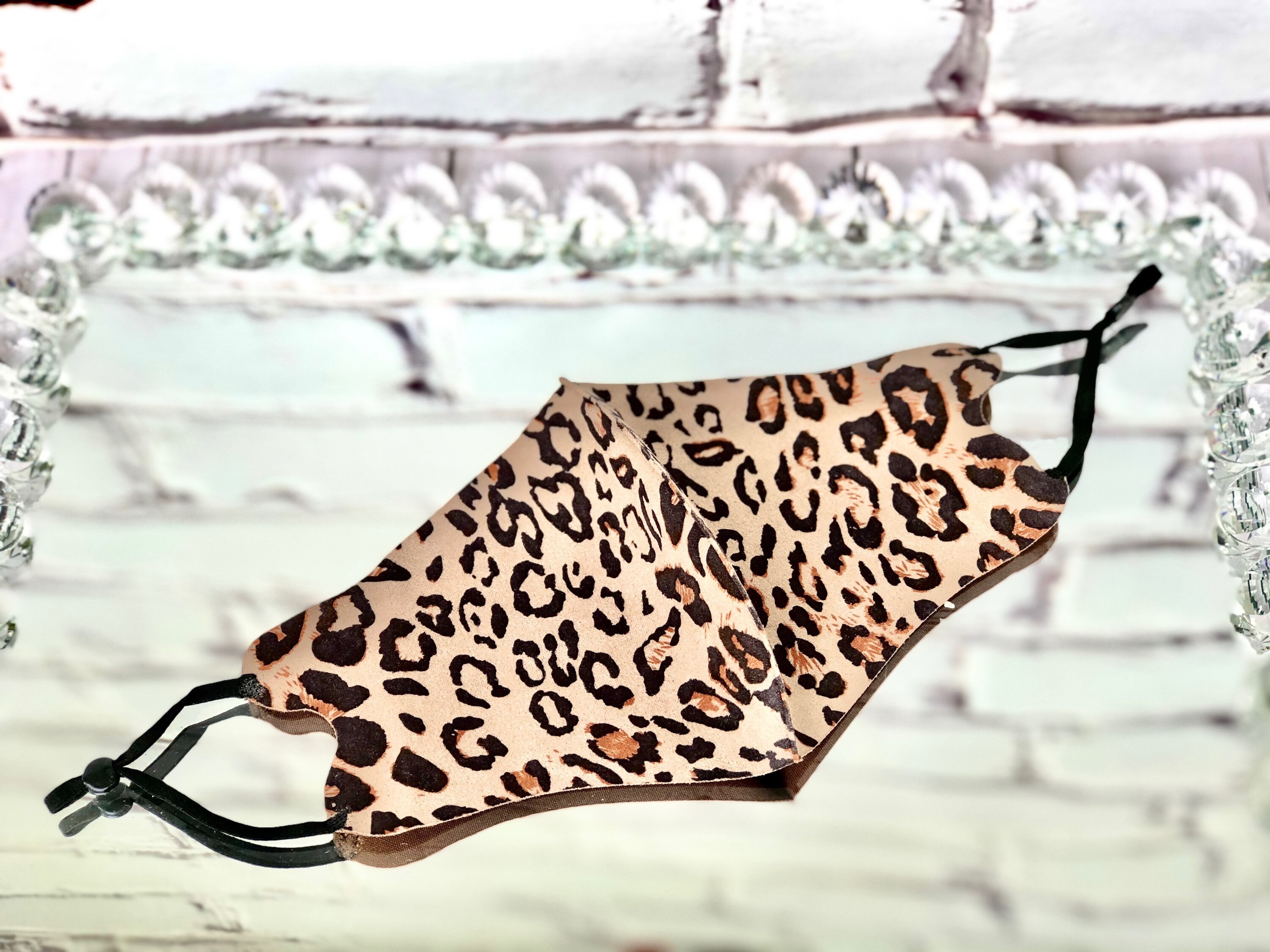 Leopard Mask Leopard Face Mask Animal Print Face Mask - Etsy