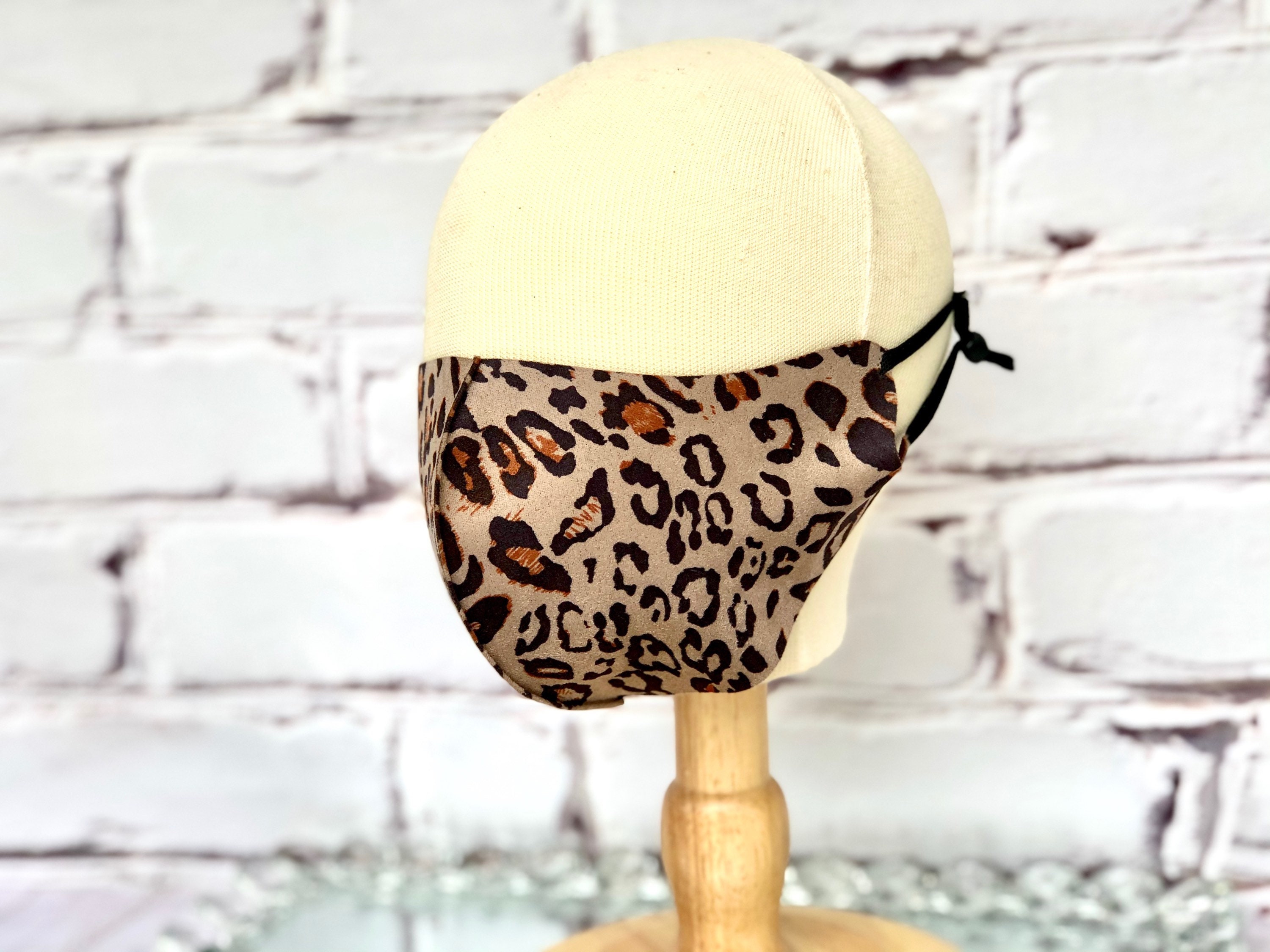 Leopard Mask Leopard Face Mask Animal Print Face Mask - Etsy